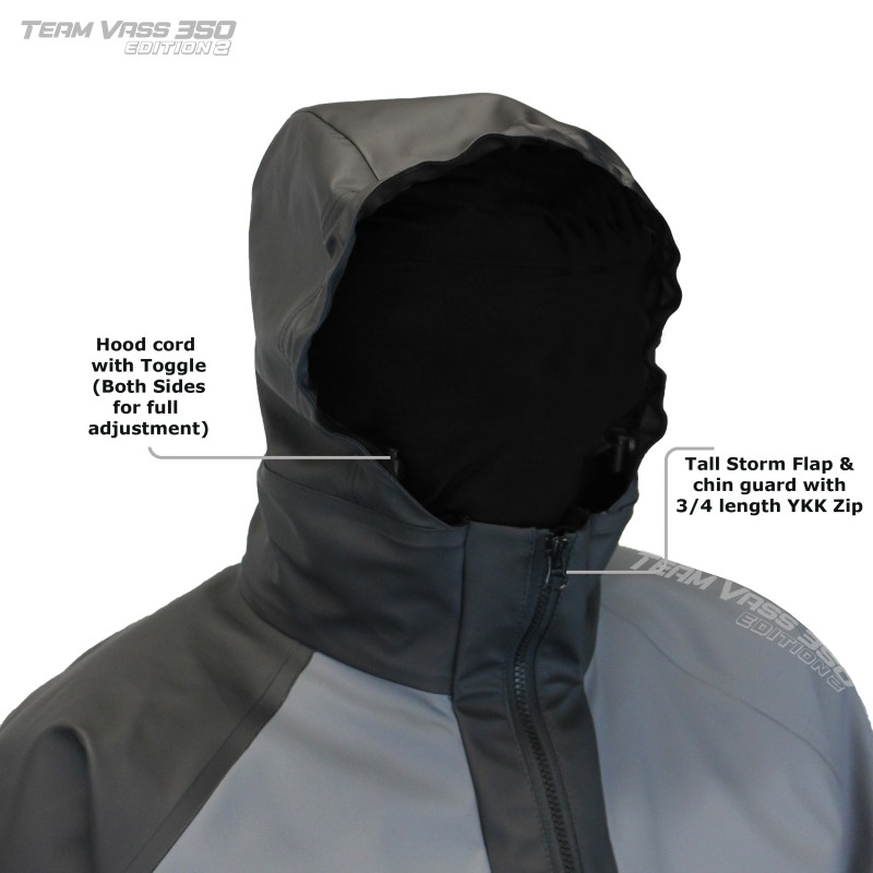 Team Vass 350 Winter Lined Waterproof Smock Edition 2 - Grey/Black
